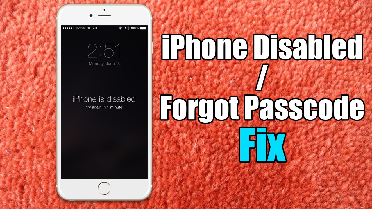 Unlock IPhone Passcode Without ITunes Restore Unlock I 